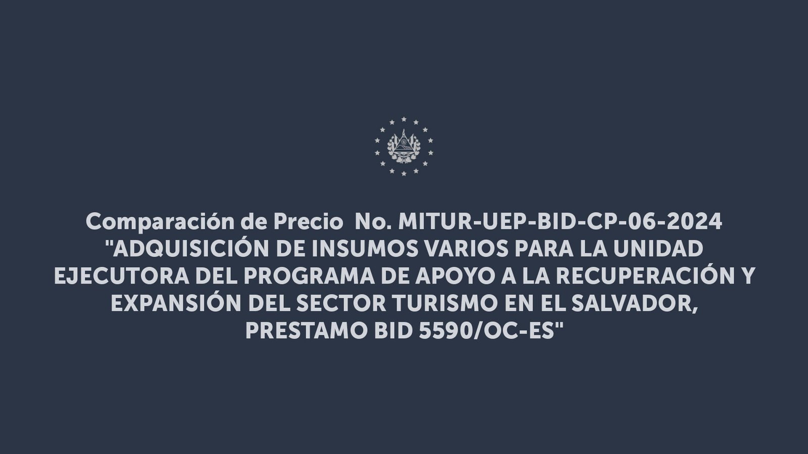 MINISTERIO DE TURISMO